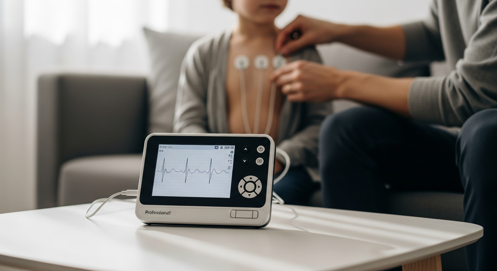 EKG Portabil: Monitorizare Sigură pentru Inima Copilului sub Tratament ...