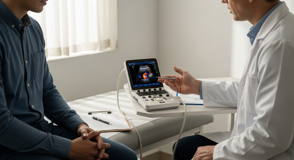 Durere de testicul și scrot umflat? Ecograf portabil pret și diagnostic ...