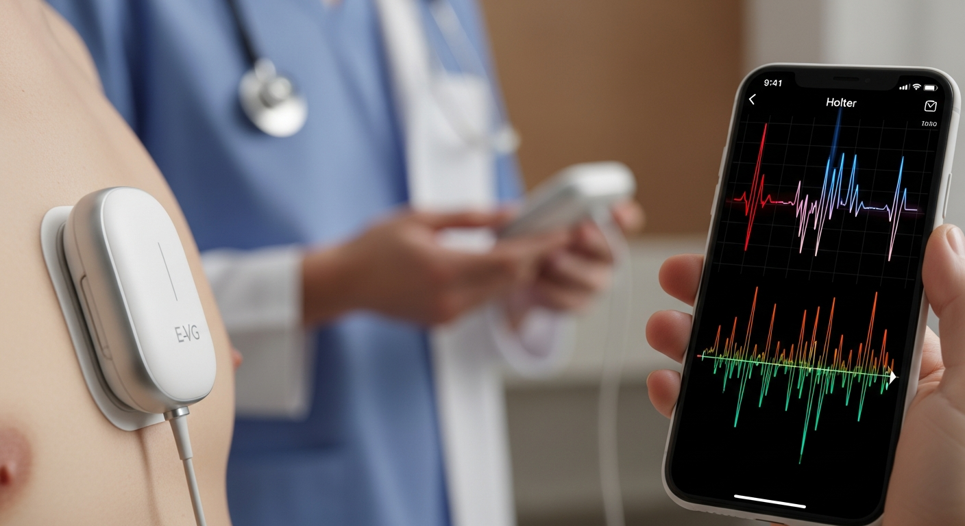 Palpitații Inimă Diagnostic: Monitorizare Holter EKG 72 ore – DEFIRO