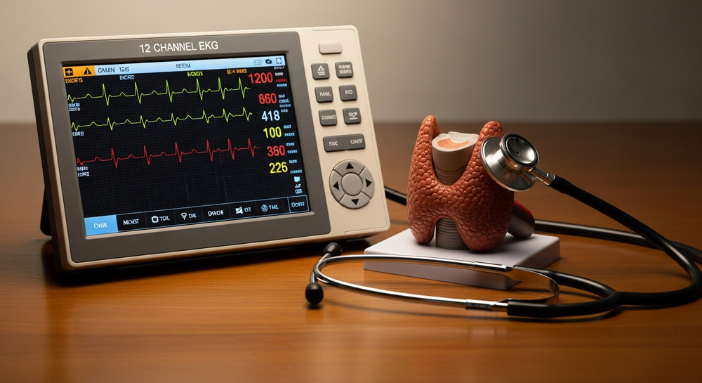 Inima și Tiroida: Monitorizarea cu un EKG portabil 12 canale – DEFIRO